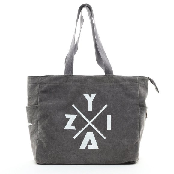 ZYIA | Bags | Zyia Active Canvas Workout Shopping Bagtote 4x12x5 ...